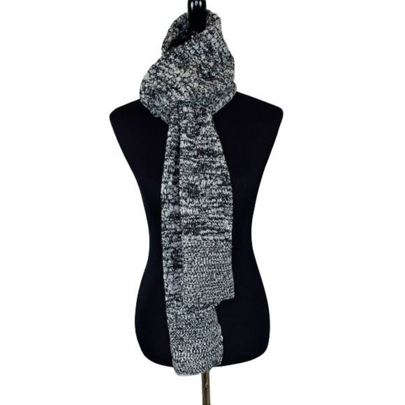 Victoria's Secret | Accessories | New Victorias Secret Scarf Knit Black ...